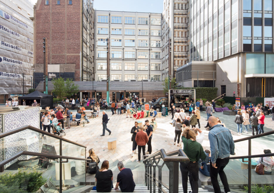Sadler's Yard - A public Square in Manchester - Creative Tourist