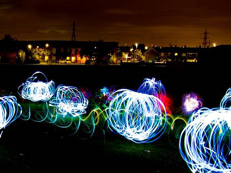 Paint With Light On a Dark Night at The Piece Hall - Creative Tourist