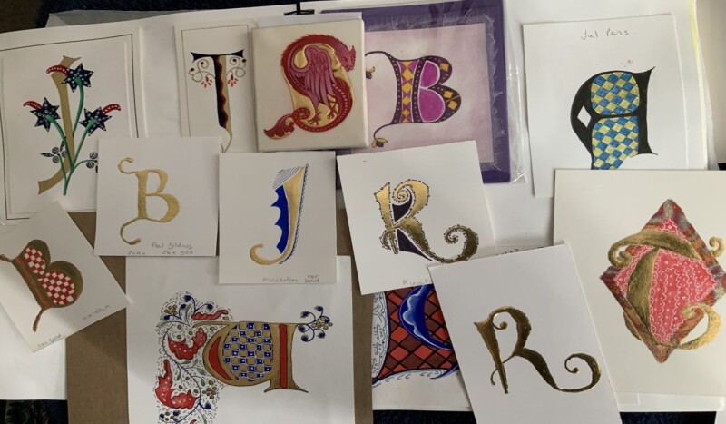 Illuminated Letter Workshop at the Pen Museum - Creative Tourist
