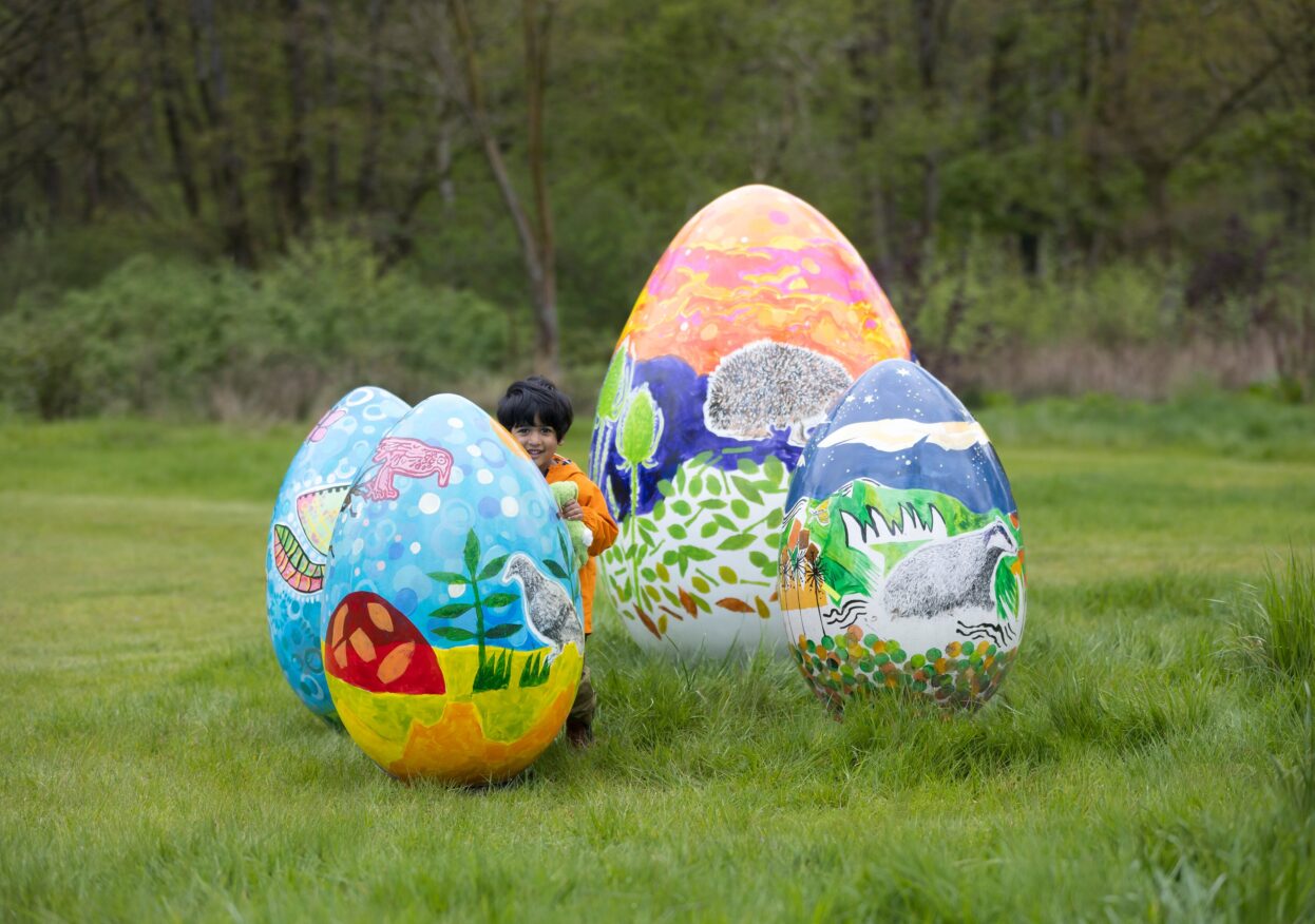 The Giant Easter Egg Hunt at RHS Garden Bridgewater | Creative Tourist