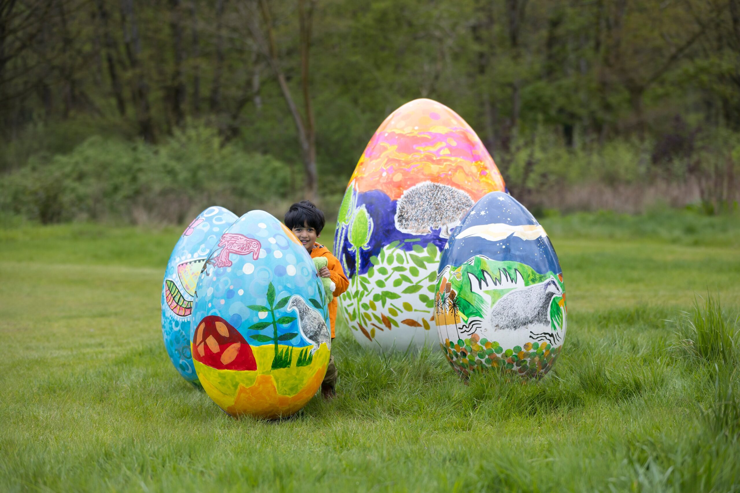 The Giant Easter Egg Hunt at RHS Garden Bridgewater | Creative Tourist