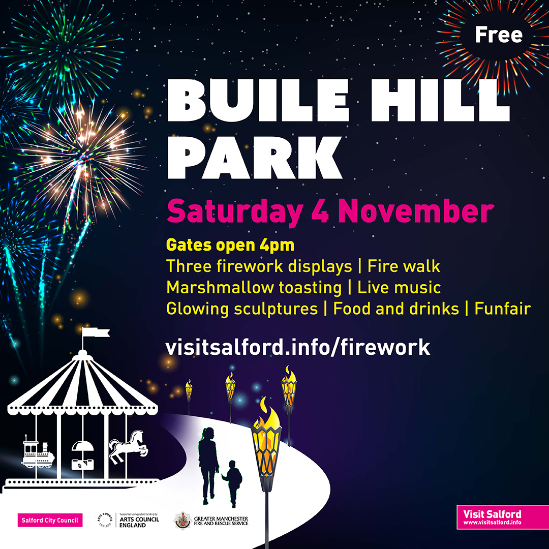 Fireworks at Buile Hill Park | Bonfire Night | Creative Tourist