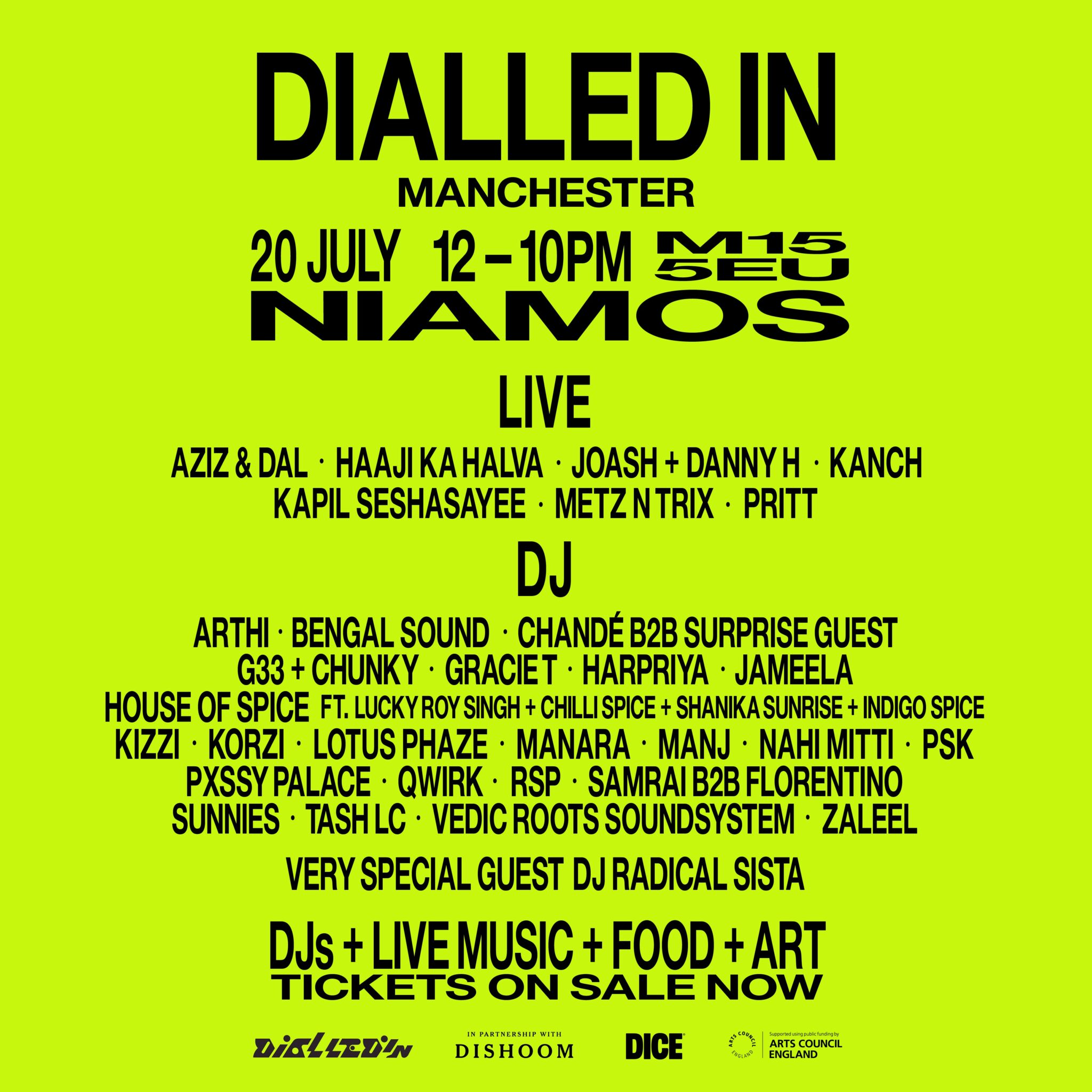 Dialled In Manchester at NIAMOS | Music | Creative Tourist