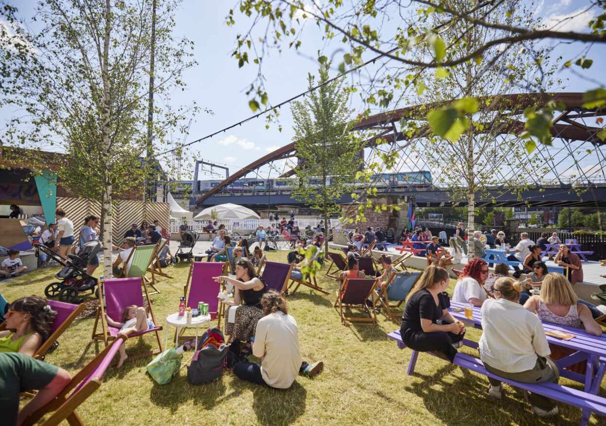Factory Square | Outdoor spaces to eat and drink in Manchester