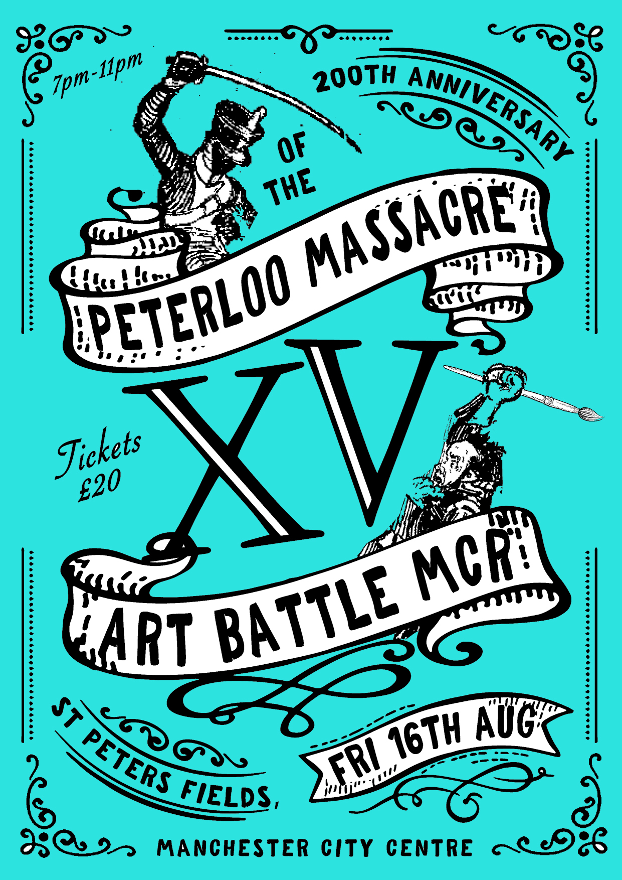 Art Battle Manchester: Peterloo Special at Manchester Art Gallery